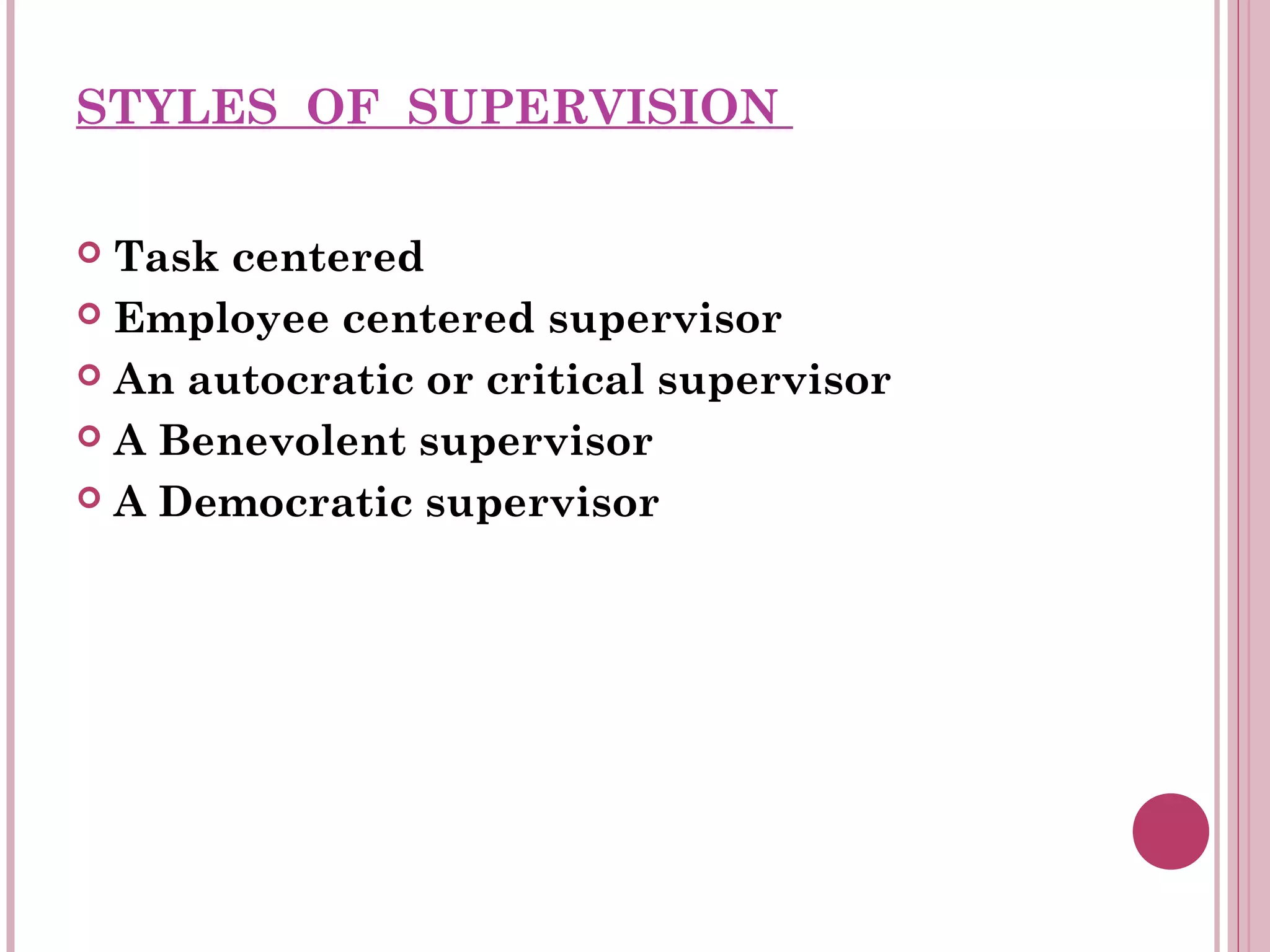 Principles and techniques of supervision | PPT