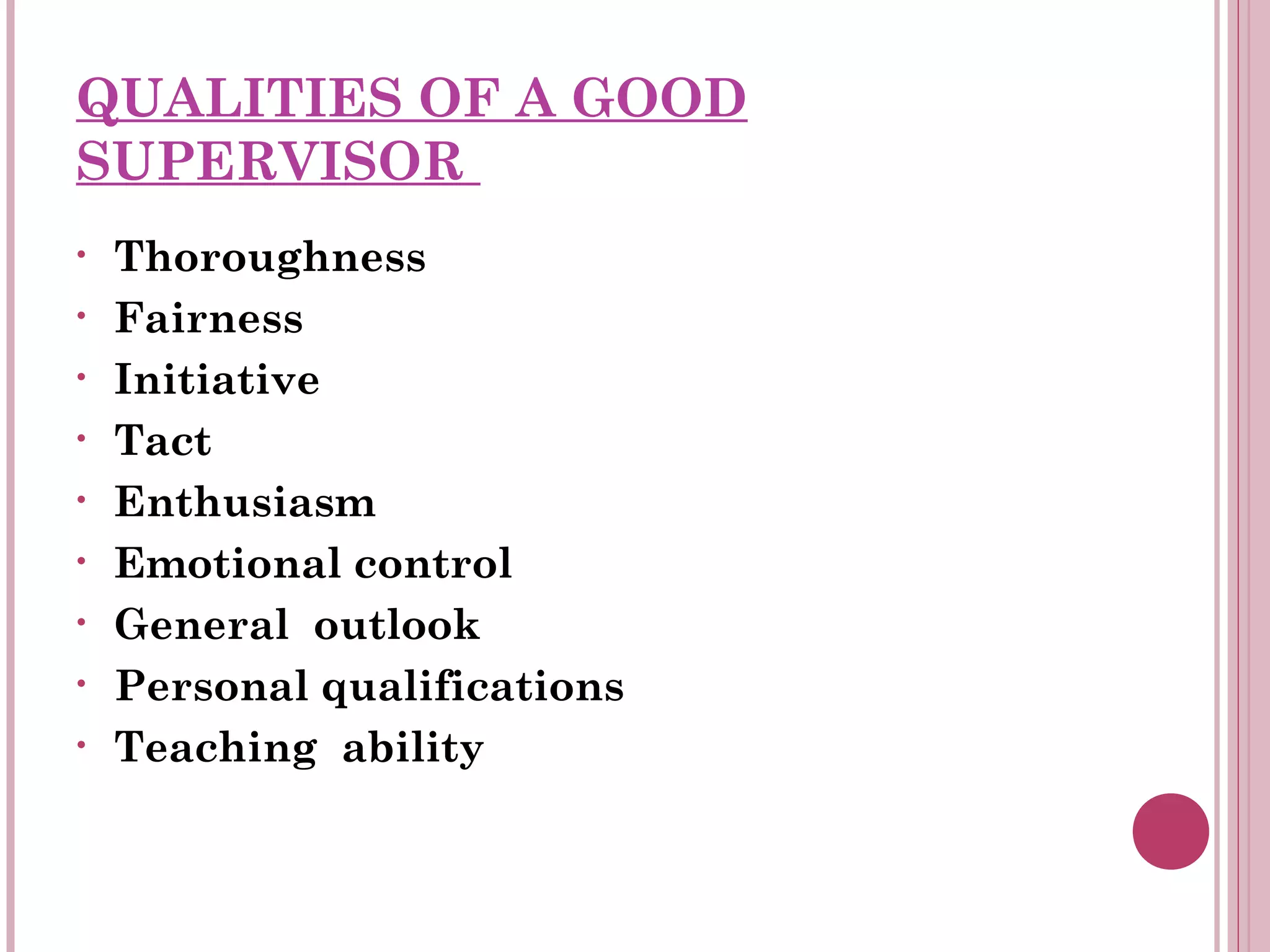 Principles and techniques of supervision | PPT