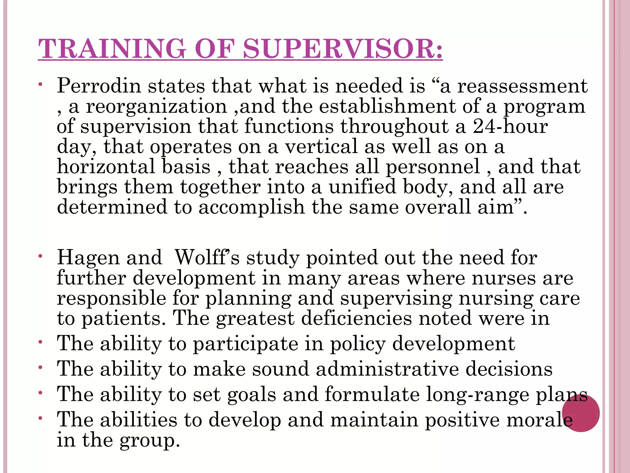 Principles and techniques of supervision | PPT