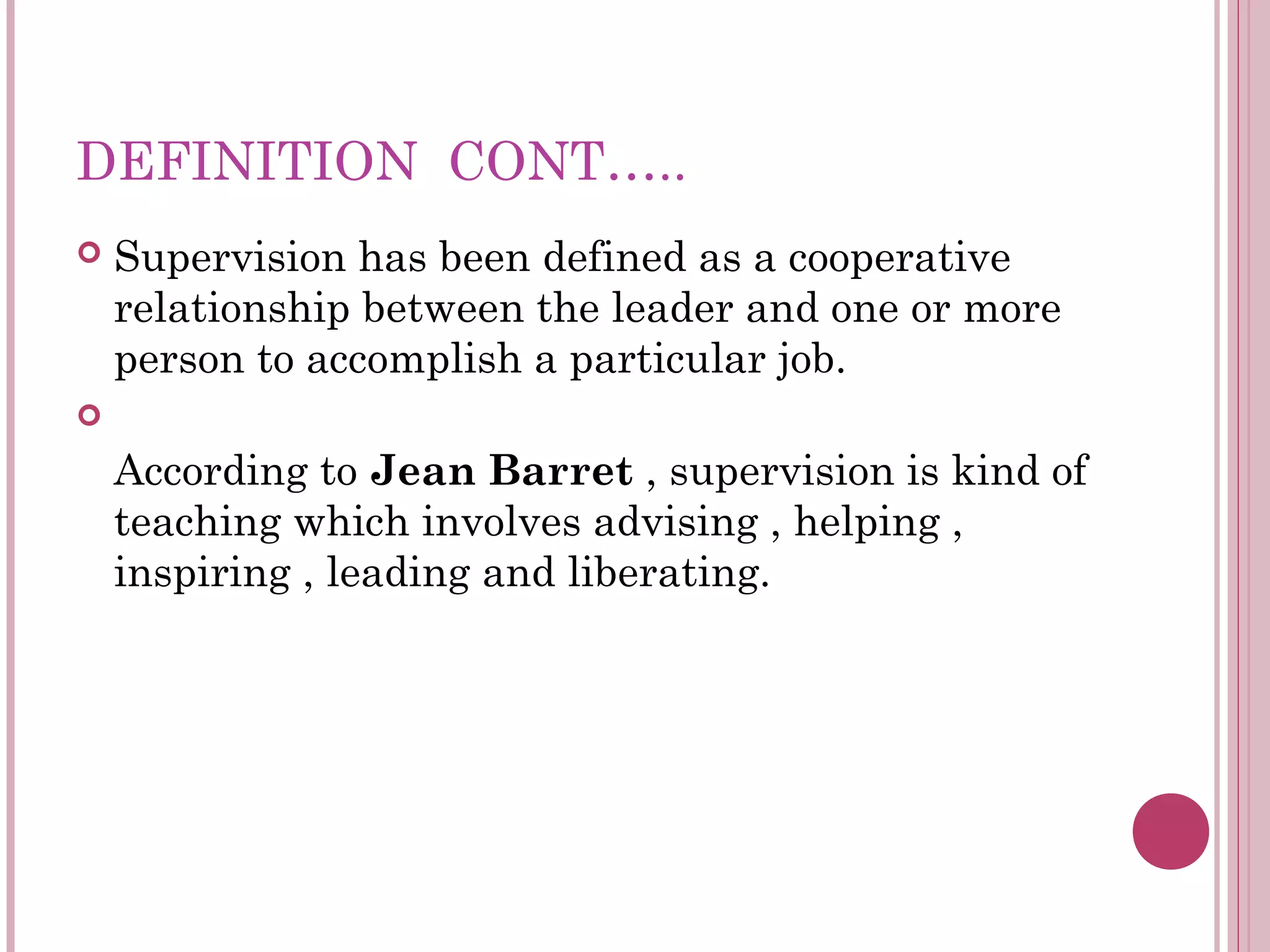 Principles and techniques of supervision | PPT