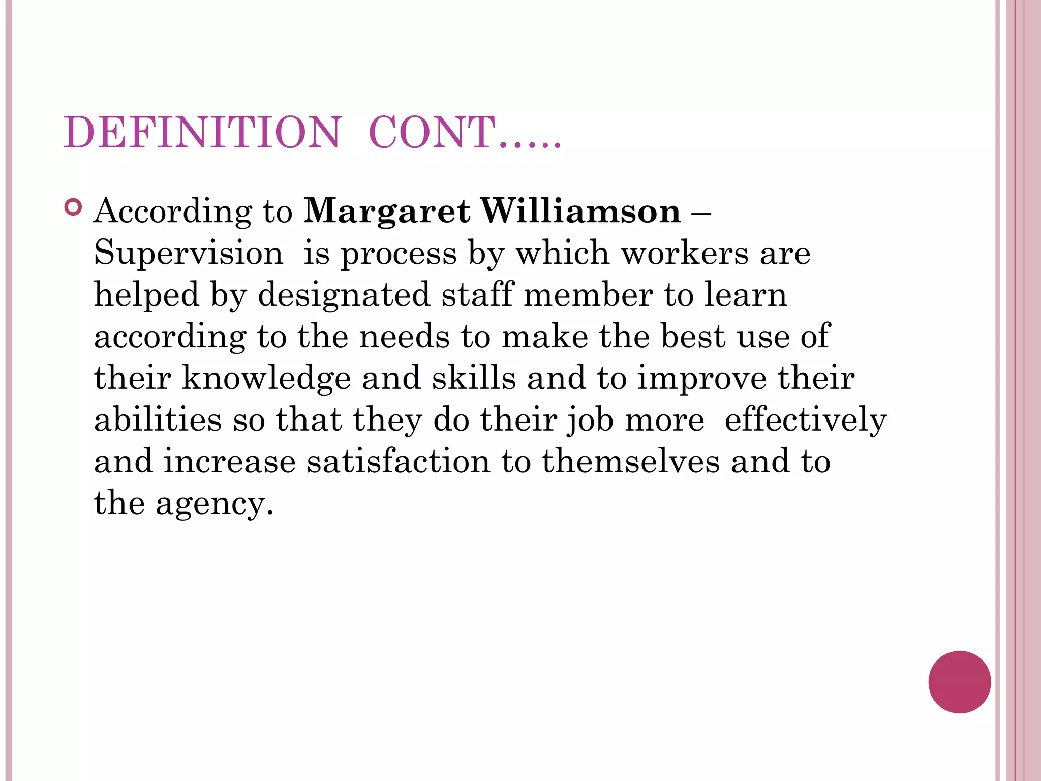 Principles and techniques of supervision | PPT