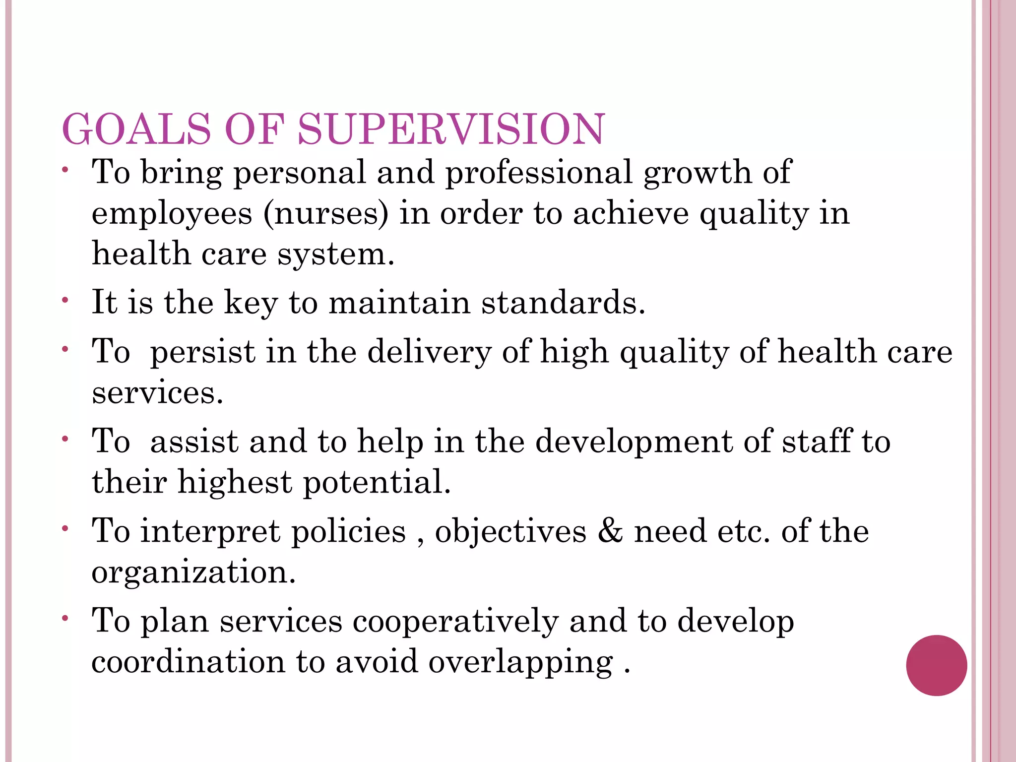 Principles and techniques of supervision | PPT