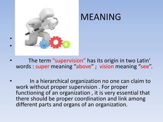 Principles and techniques of supervision by Chandrajeet Sahu | PPTX ...