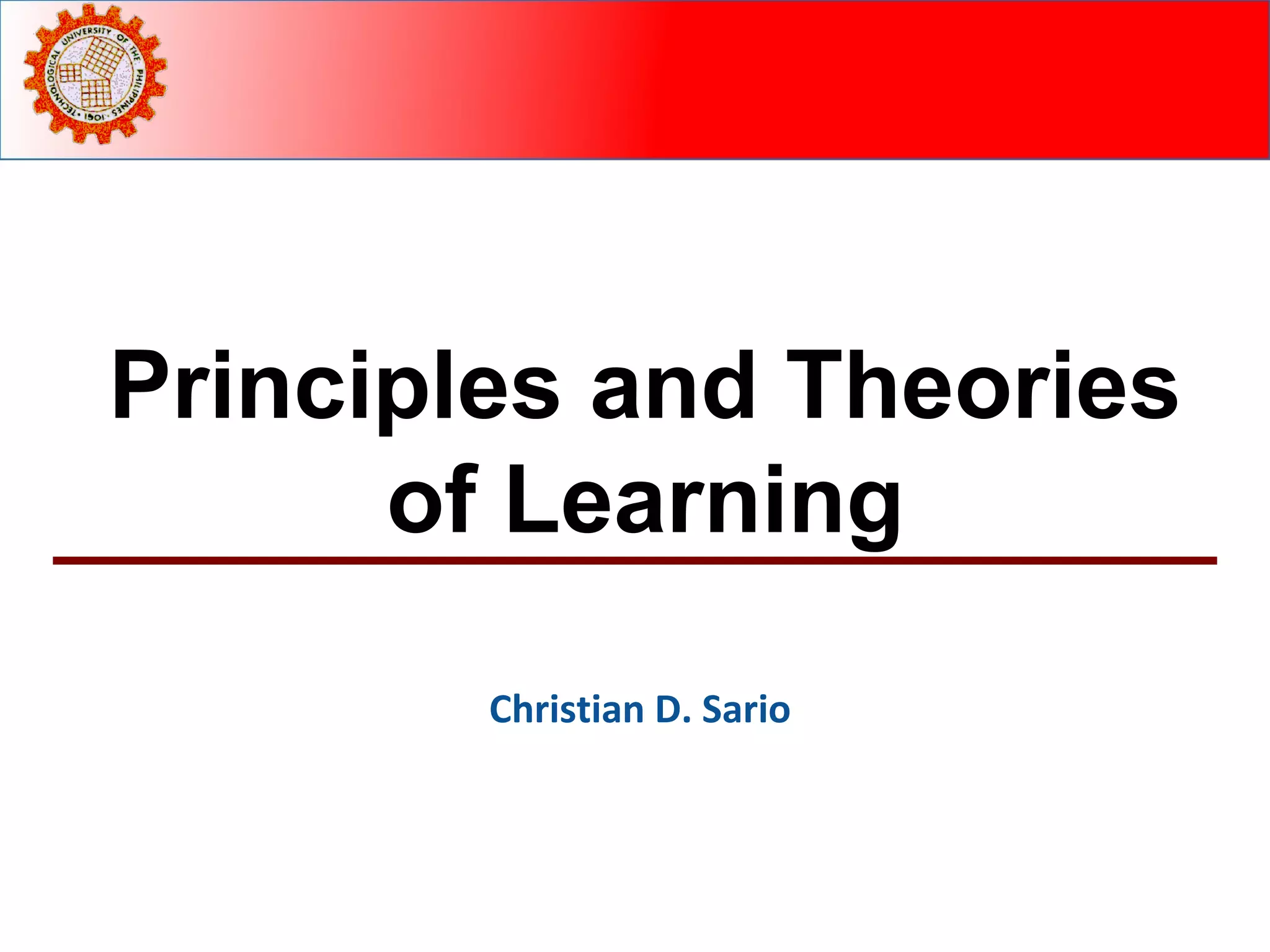 Principles and theories of Learning( Social Constructivism, Multiple Intelligence and Brain ...