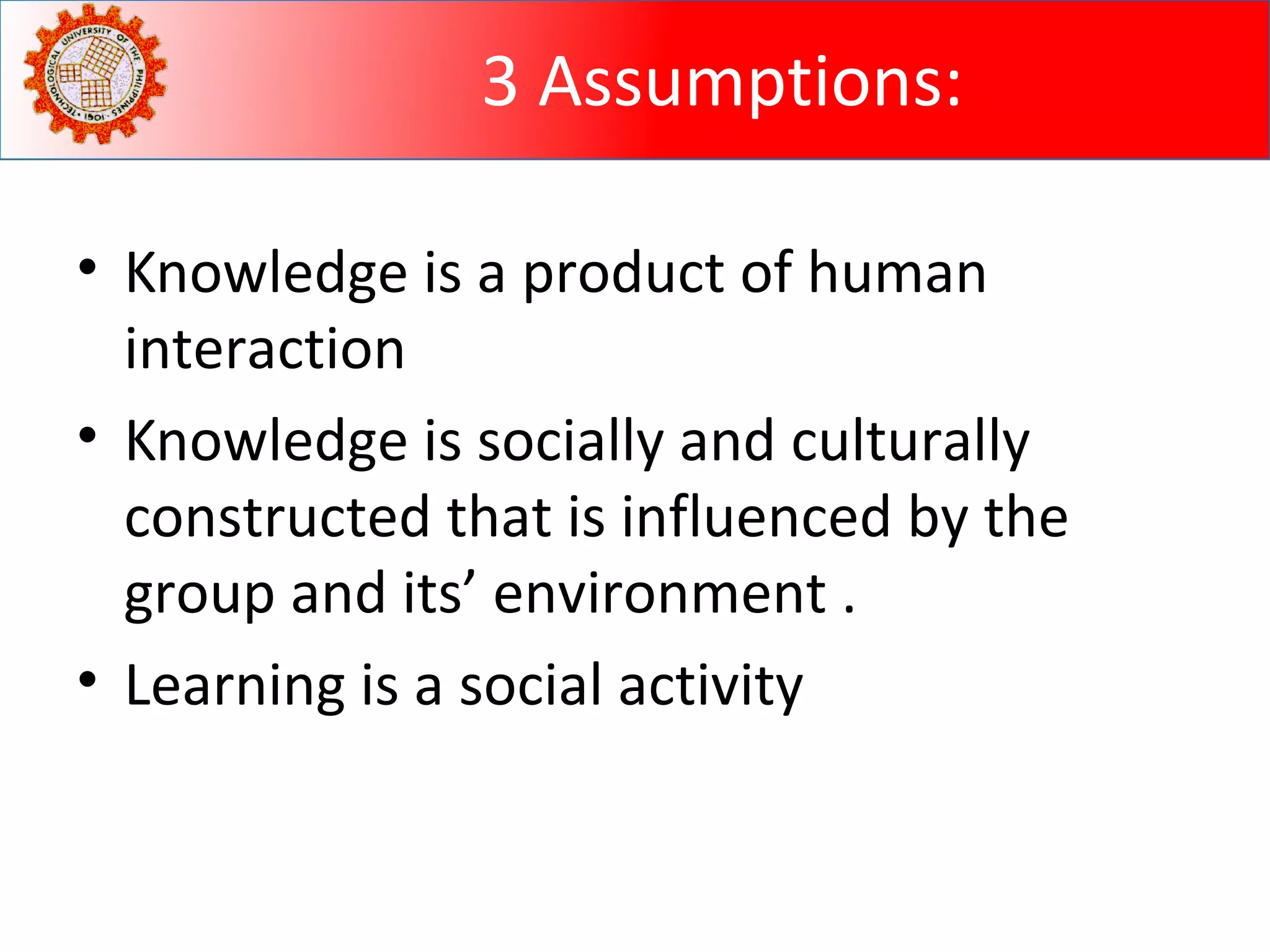 Principles and theories of Learning( Social Constructivism, Multiple Intelligence and Brain ...