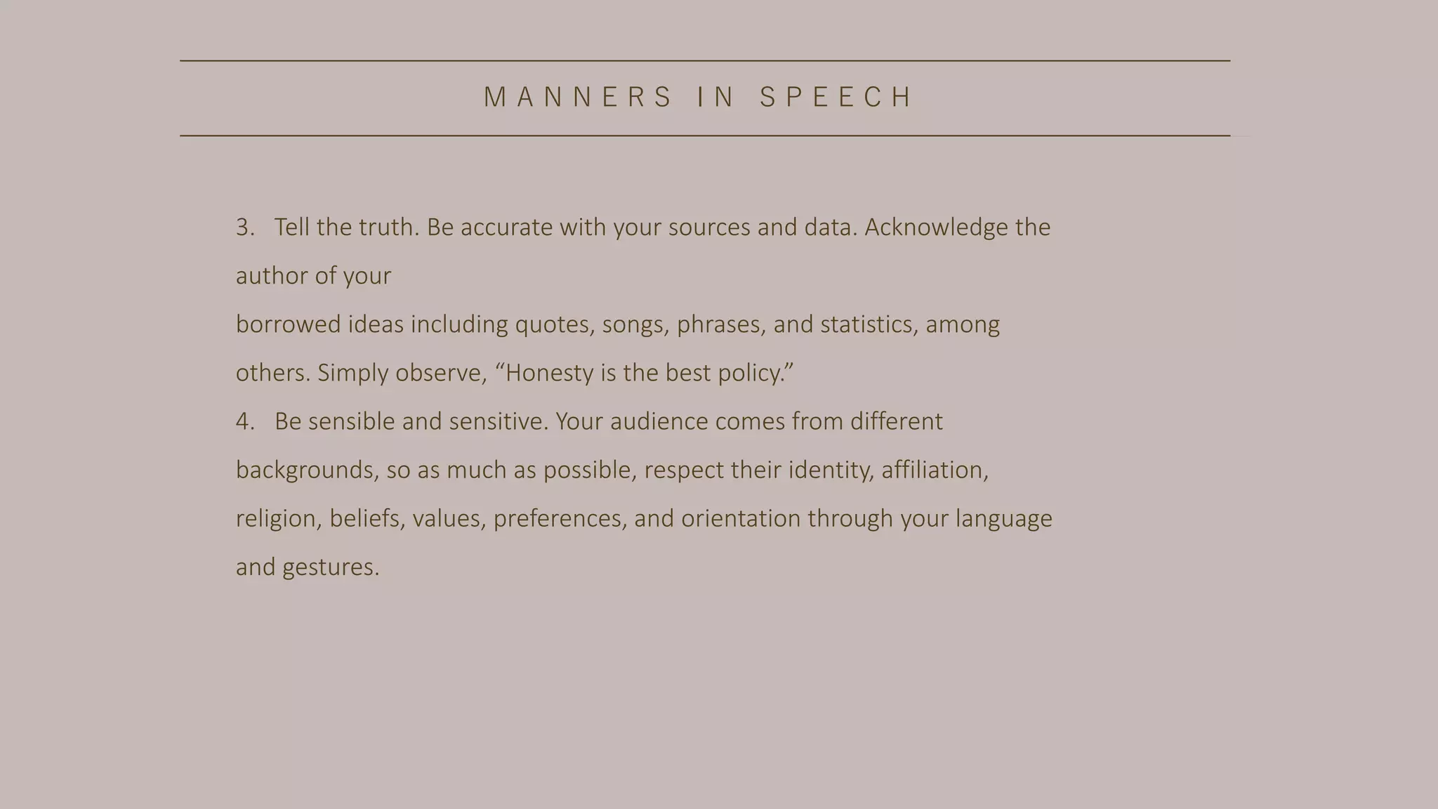 Principles and types of speeches | PPTX