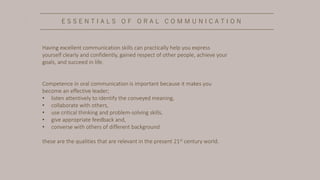 Principles and types of speeches | PPTX