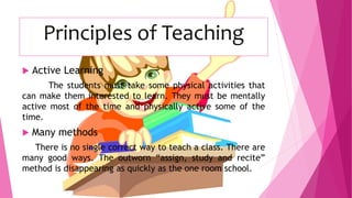 Principles as used in Teaching and Learning | PPTX