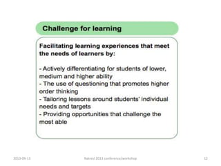 Principles, benefits, challenges of student centred learning | PPTX