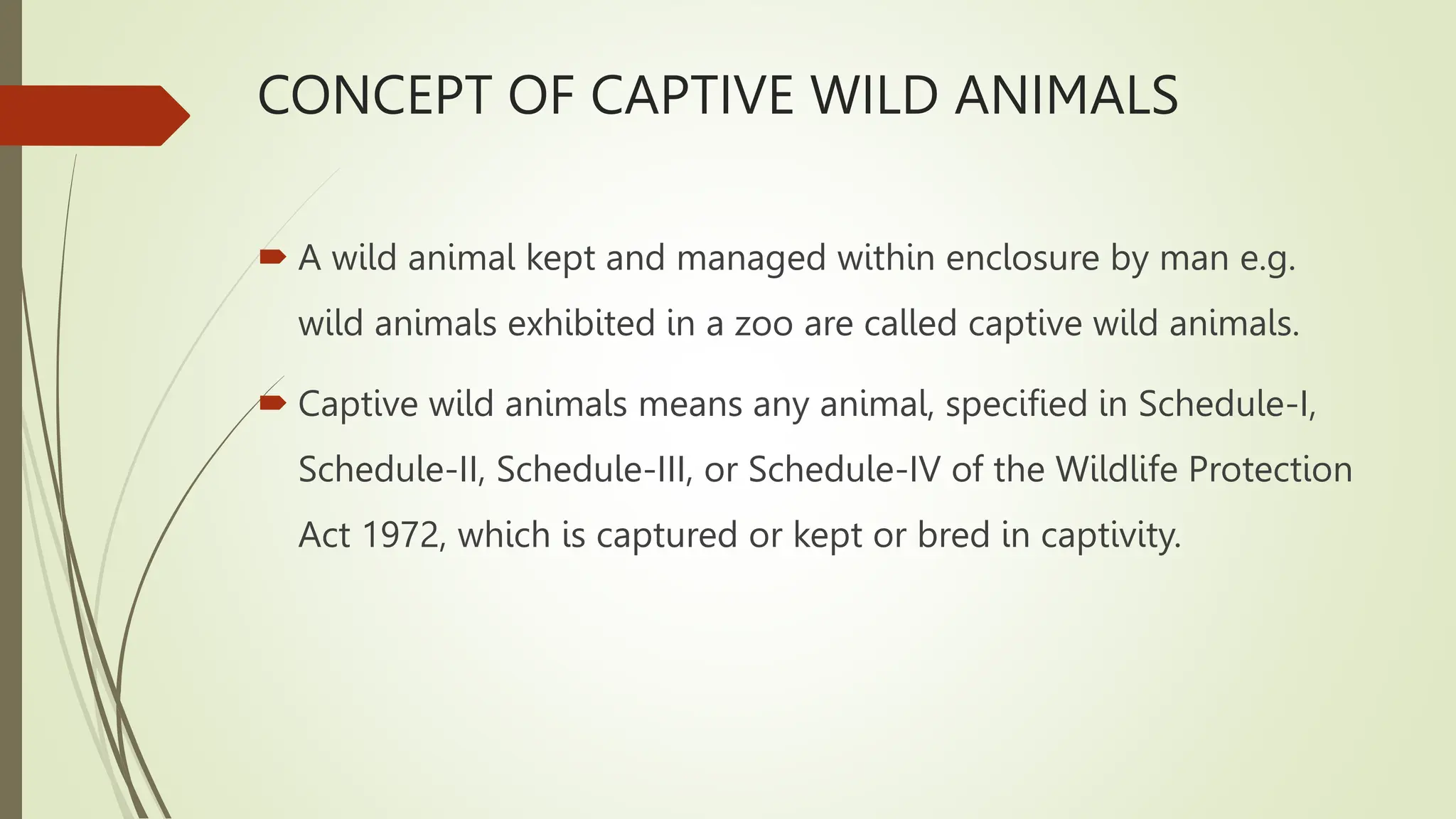 PRINCIPLES & CONCEPTS OF ZOO AND CAPTIVE WILD | PPTX