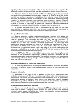 Principles financialmarketinfrastructuresframeworkandmethodology | PDF