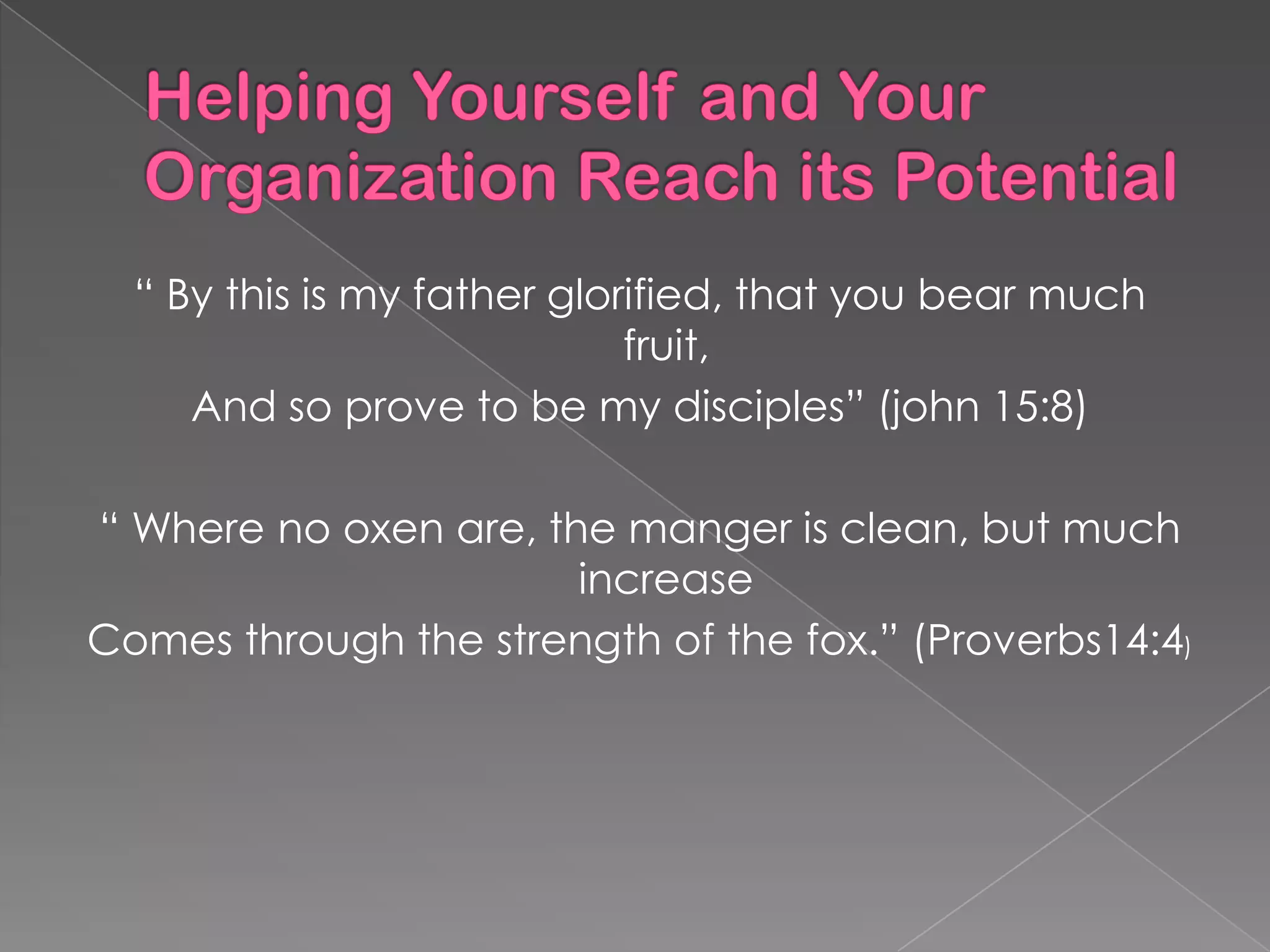 Principles for getting the job done .done | Careers