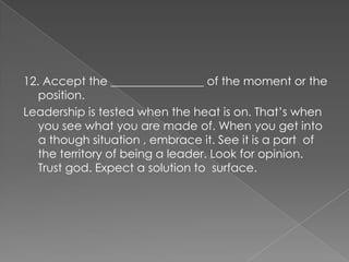 Principles for getting the job done .done | Careers