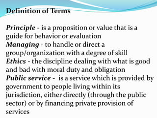 Principles for Managing Ethics in Public Service.pptx