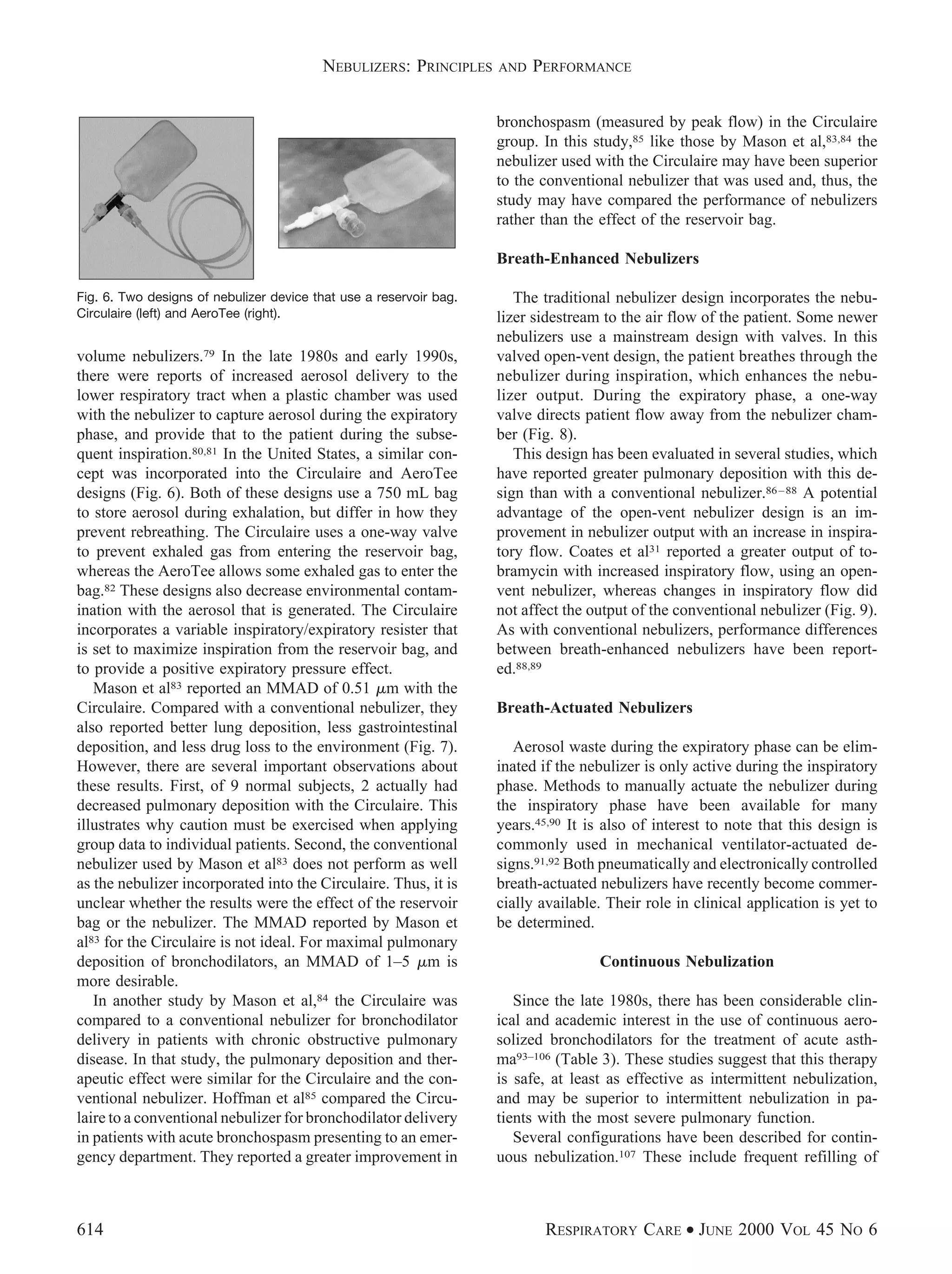 Principles for nebulization | PDF