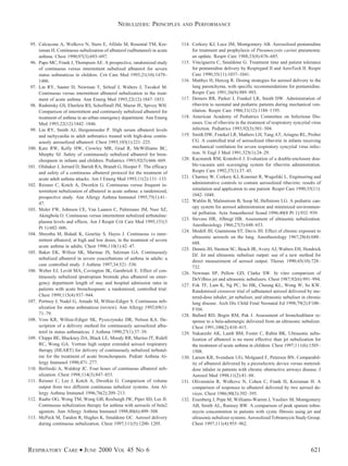 Principles for nebulization | PDF