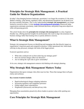 Principles for Strategic Risk Management.docx