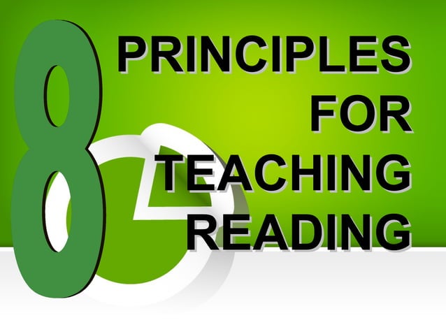 Principles for teaching reading | PPT