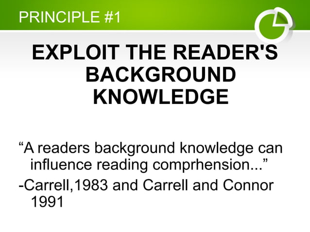 Principles for teaching reading | PPT