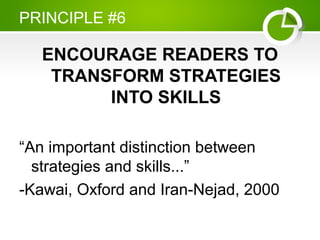 Principles for teaching reading | PPT