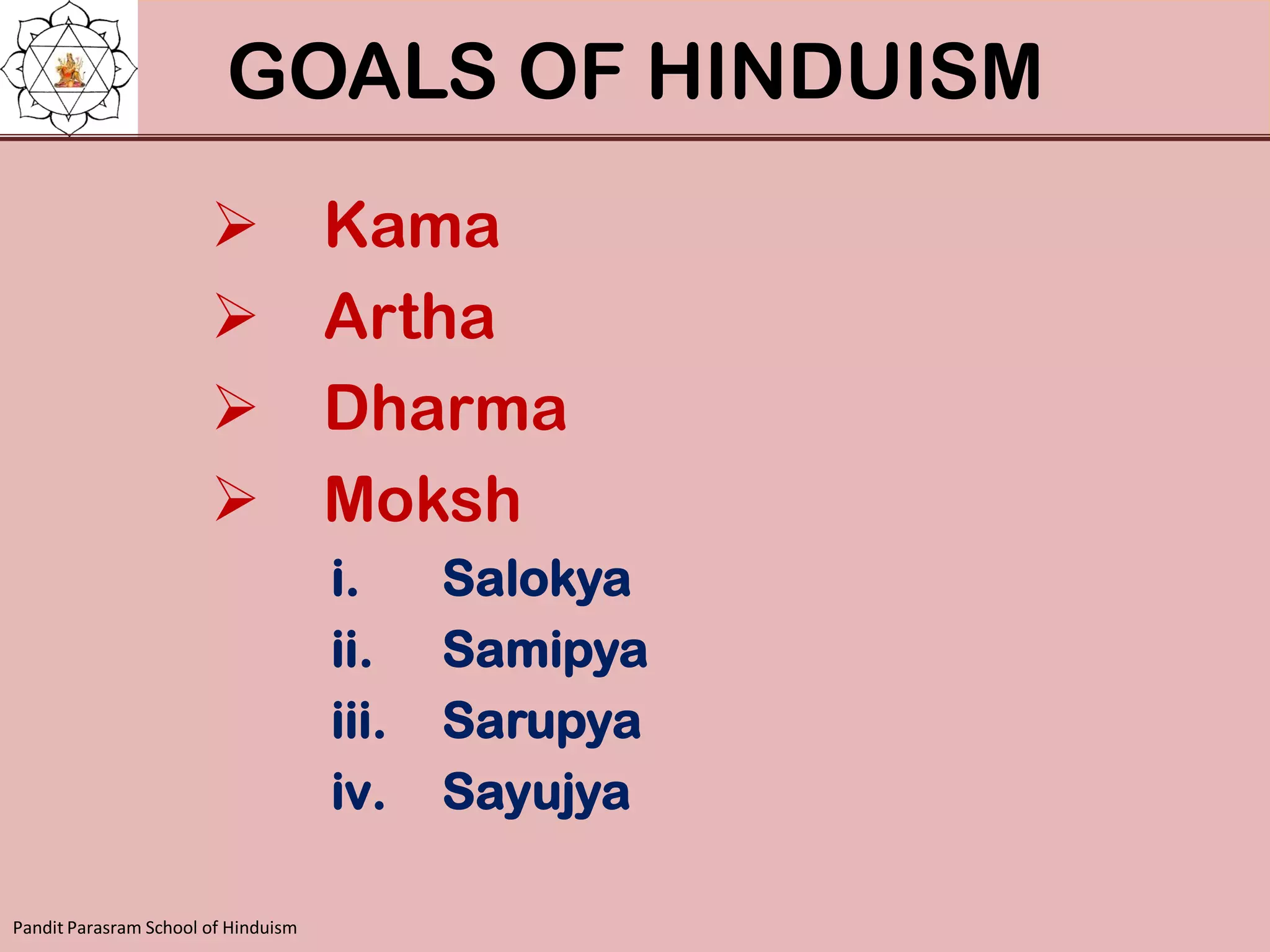 Principles & Goals of Hinduism | PPT | Free Download