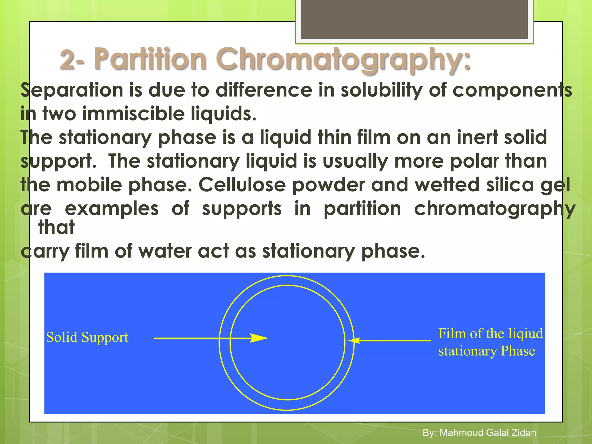 Principles in chromatography | PPTX