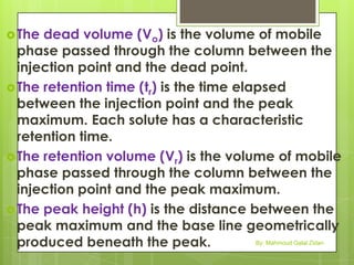 Principles in chromatography | PPTX