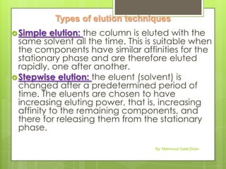 Principles in chromatography | PPTX