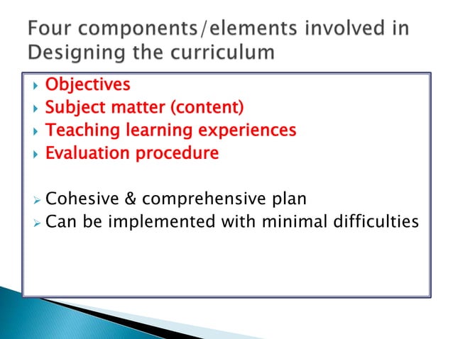 Principles in curriculum design - PPG TESL | PPTX