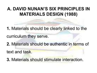 Principles in materials design | PPTX