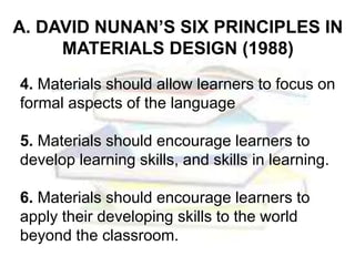 Principles in materials design | PPTX