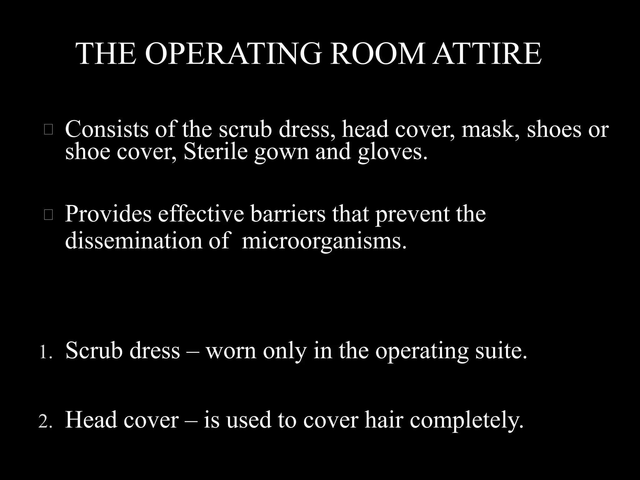 Principles in Operation Theatre | PPTX