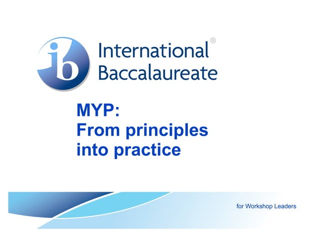 Principles Into Practice | PPT | Education