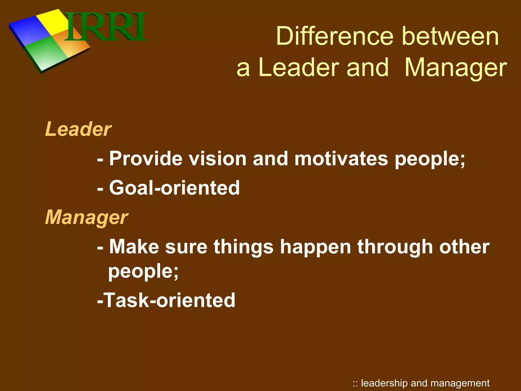 Principles,leadership & management | PPT
