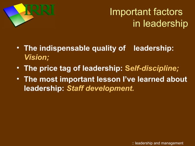Principles,leadership & management | PPT