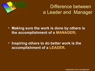 Principles,leadership & management | PPT