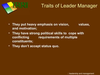 Principles,leadership & management | PPT