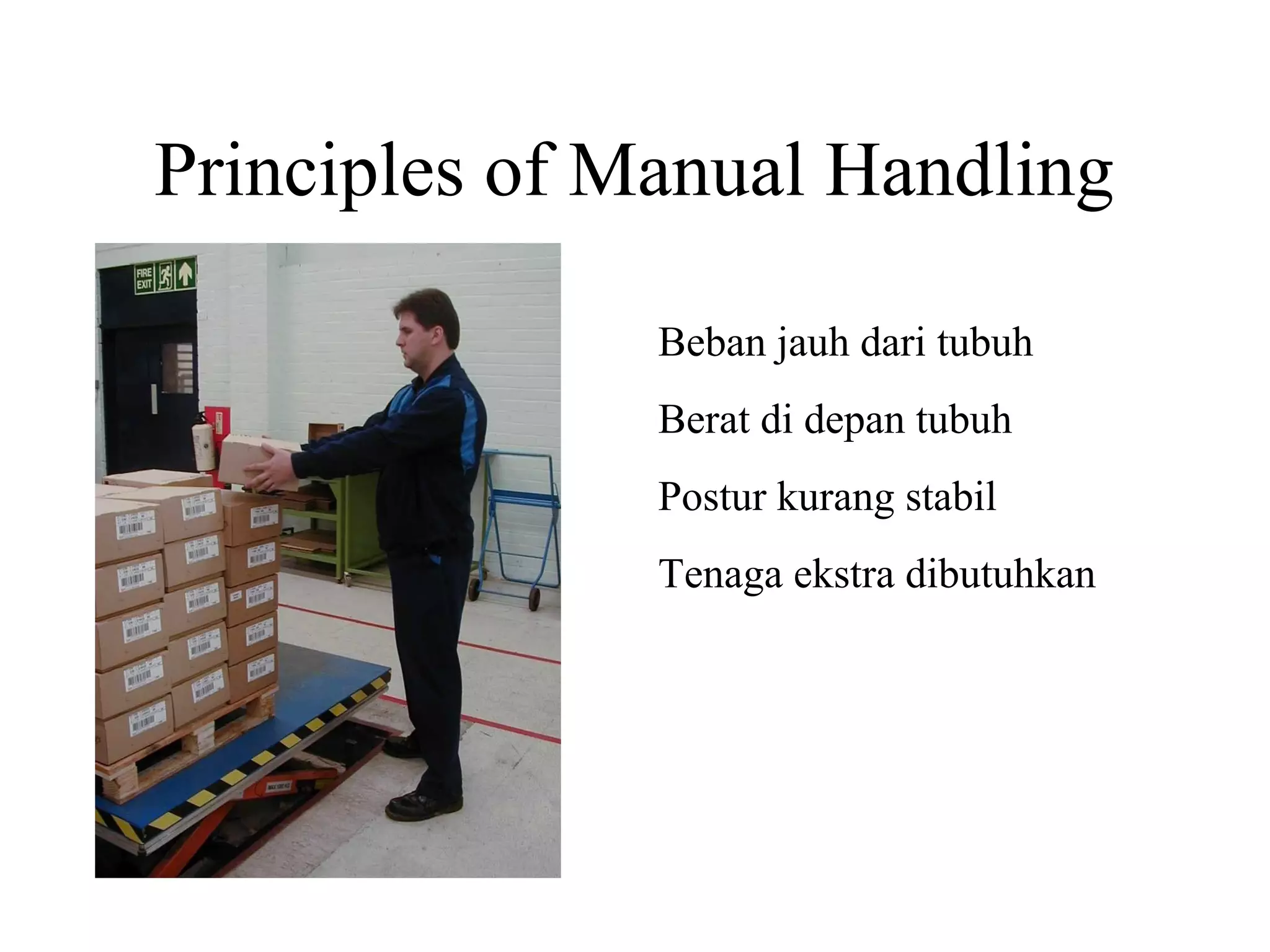 Principles manual handling | PPT