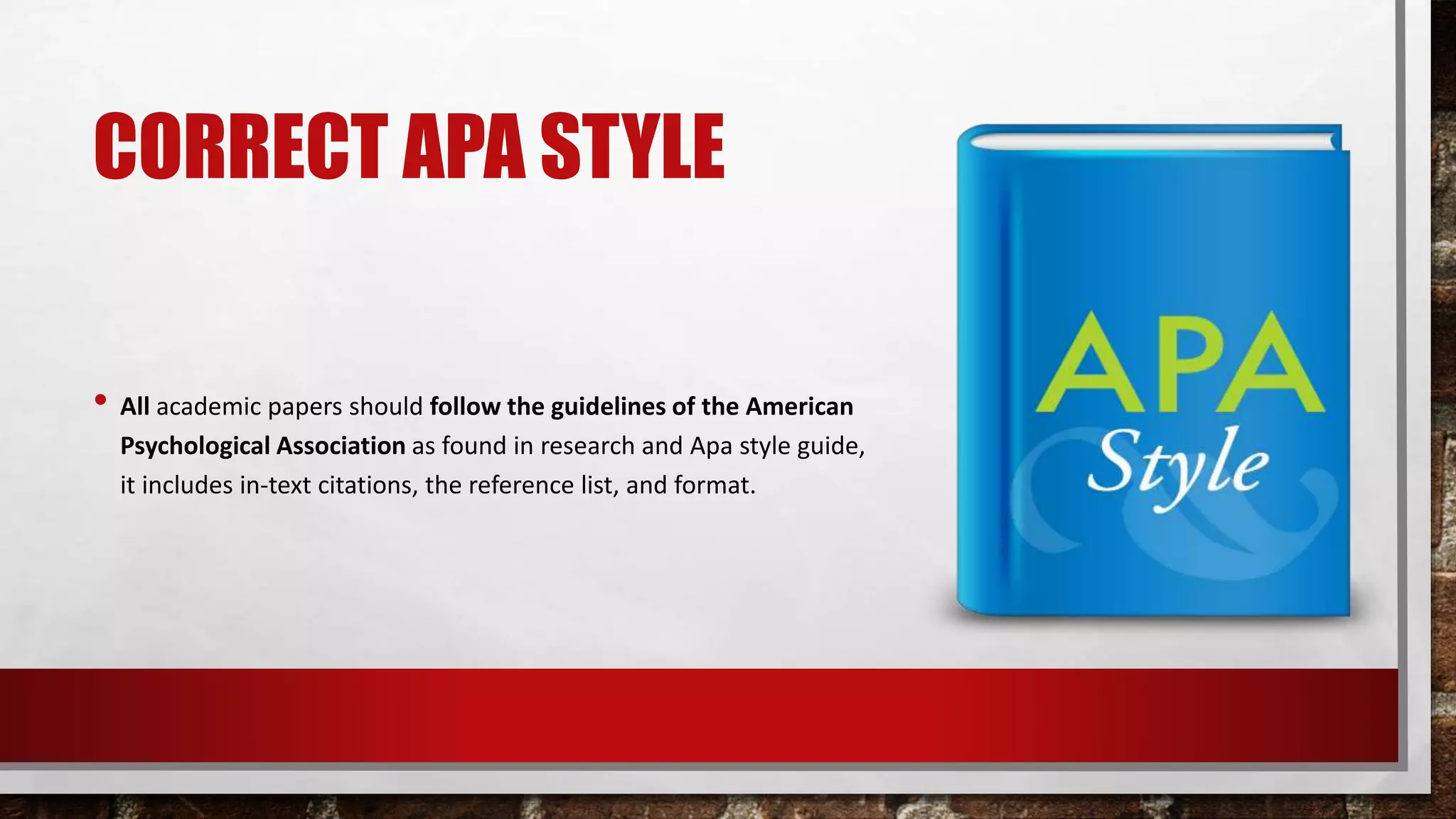 Principles of academic writing | PPTX