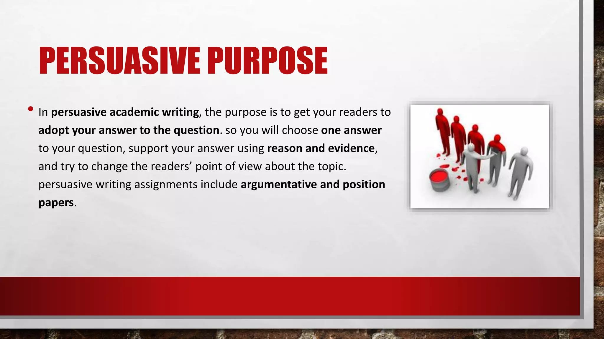 Principles of academic writing | PPTX