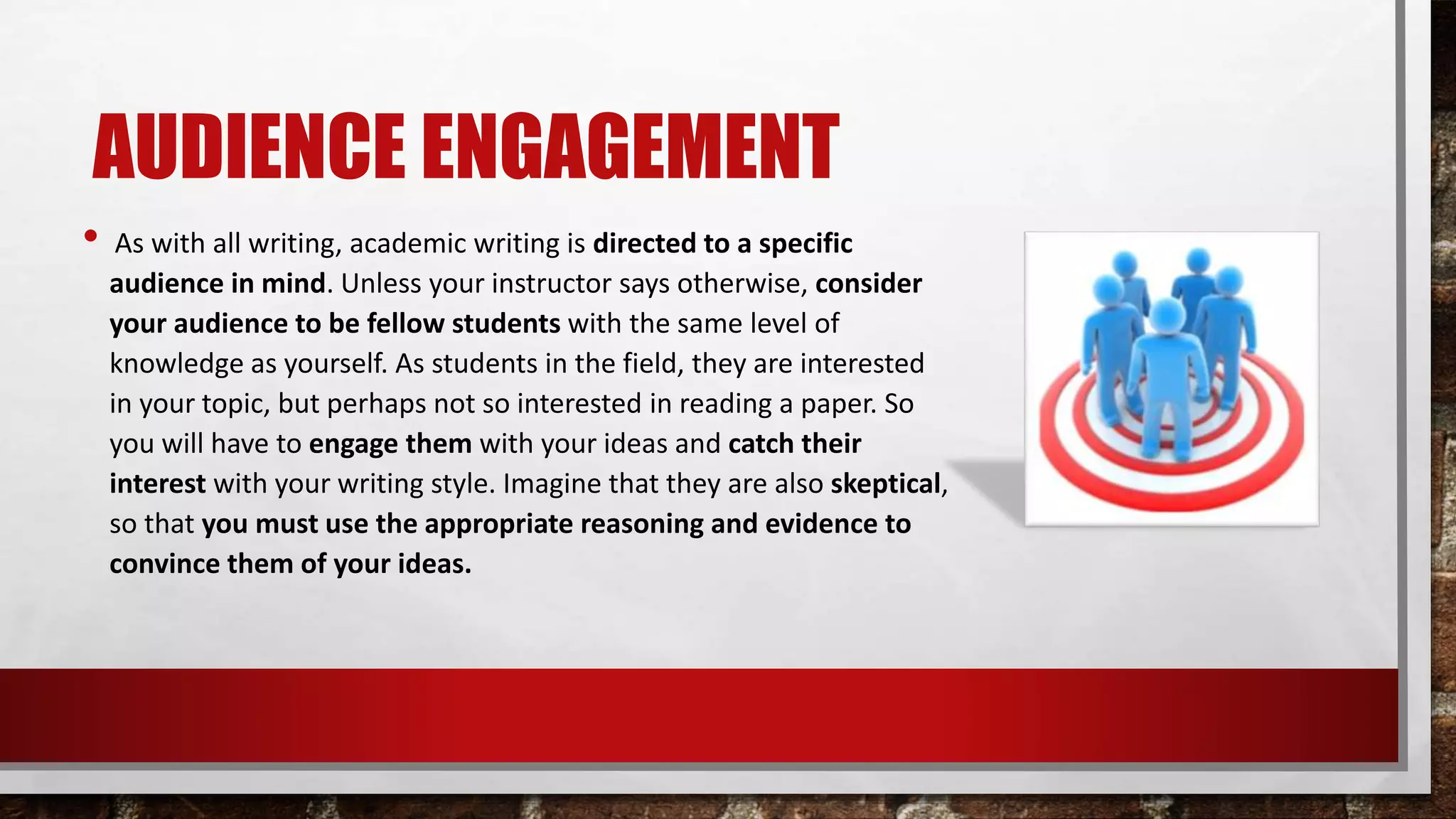 Principles of academic writing | PPTX