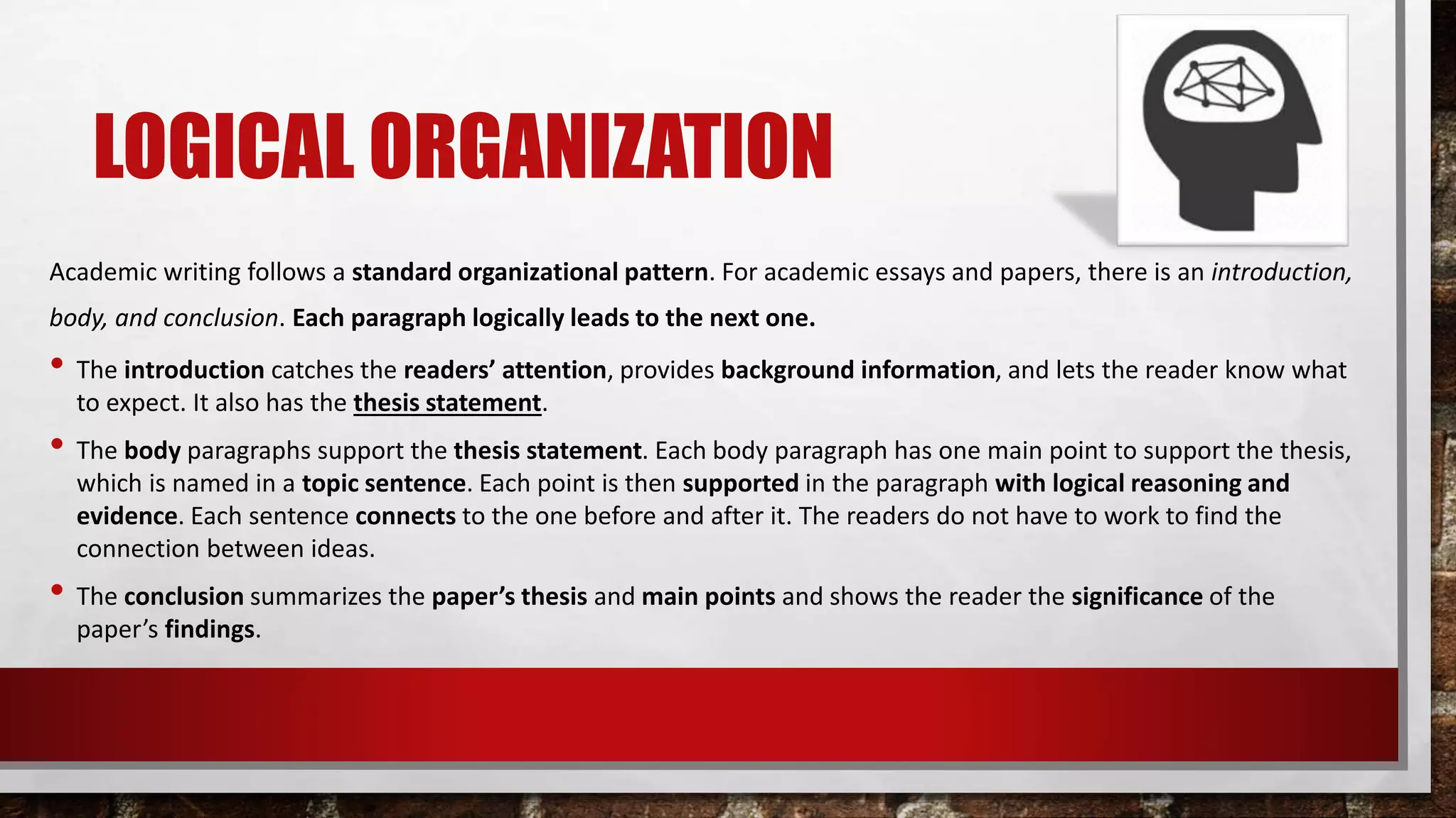 Principles of academic writing | PPTX