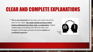 Principles of academic writing | PPTX