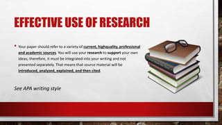 Principles of academic writing | PPTX