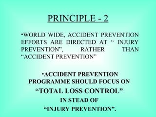 principles of accident prevention in plant during operation and ...