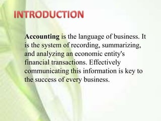 Principles of accountancy unit i | PPTX