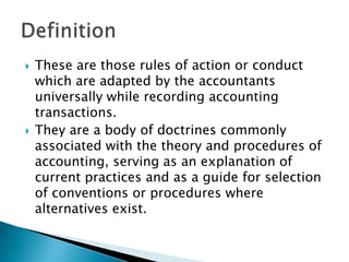 Principles of accounting | PPTX