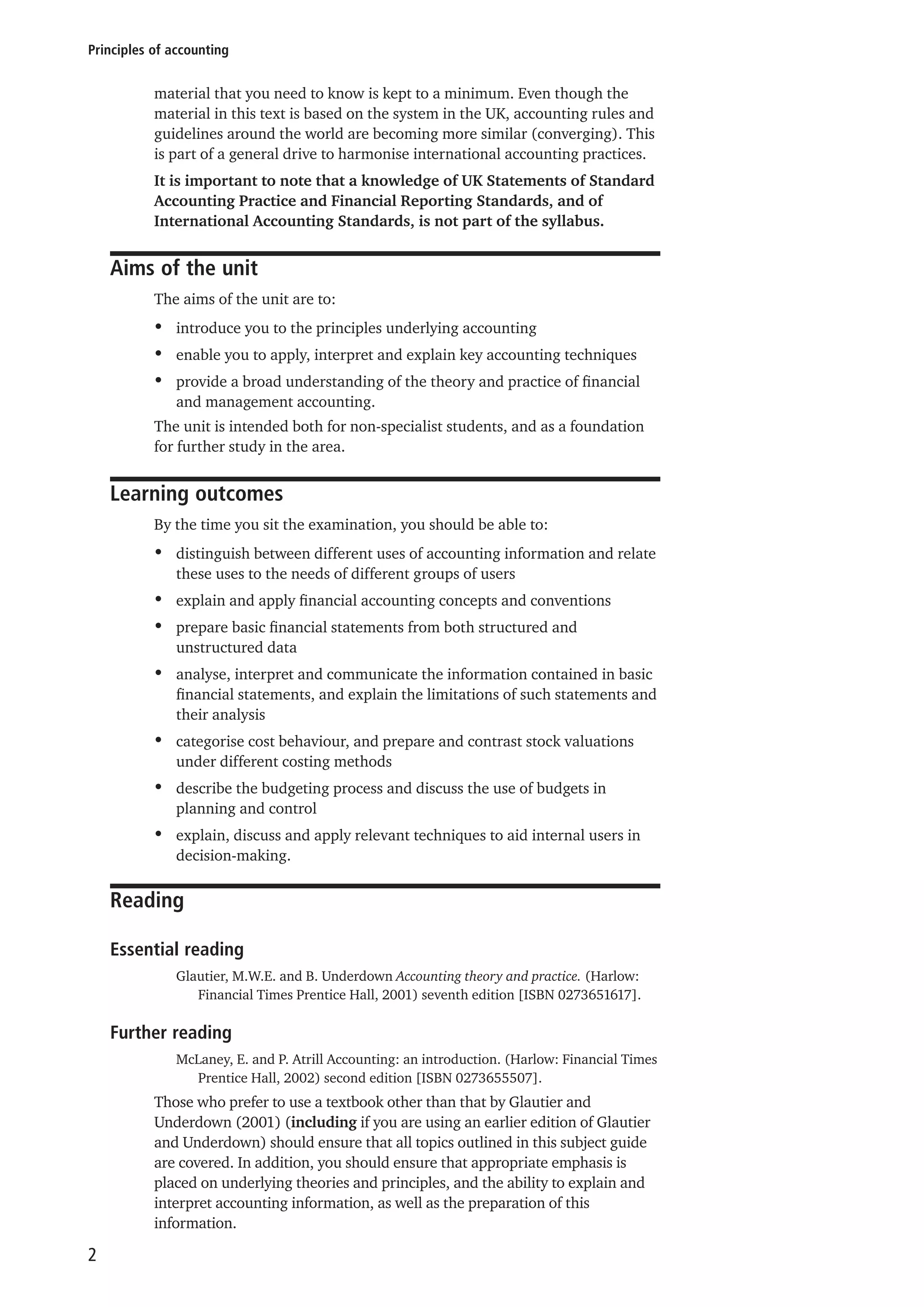 Principles of accounting | PDF