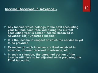 Principles of accounting- adjustments in final accounts | PPT
