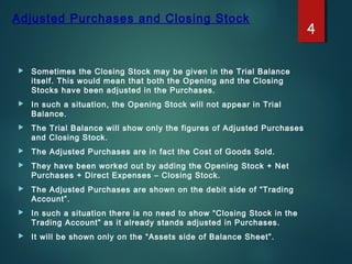 Principles of accounting- adjustments in final accounts | PPT